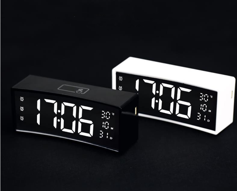 3D curved electronic clock | Wall Clock Manufacturers