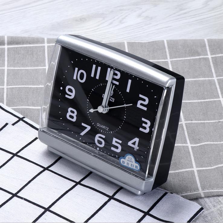 Black fashion square alarm clock | Wall Clock Manufacturers