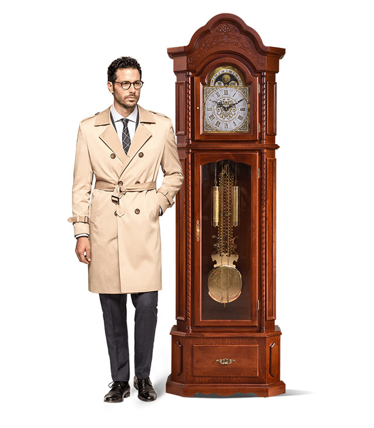Brown floor clock | Wall Clock Manufacturers