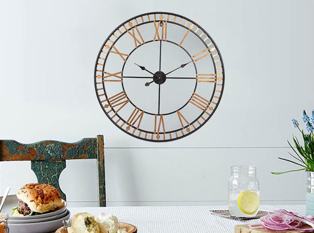 DIY metal wall clock hollowed out | Wall Clock Manufacturers