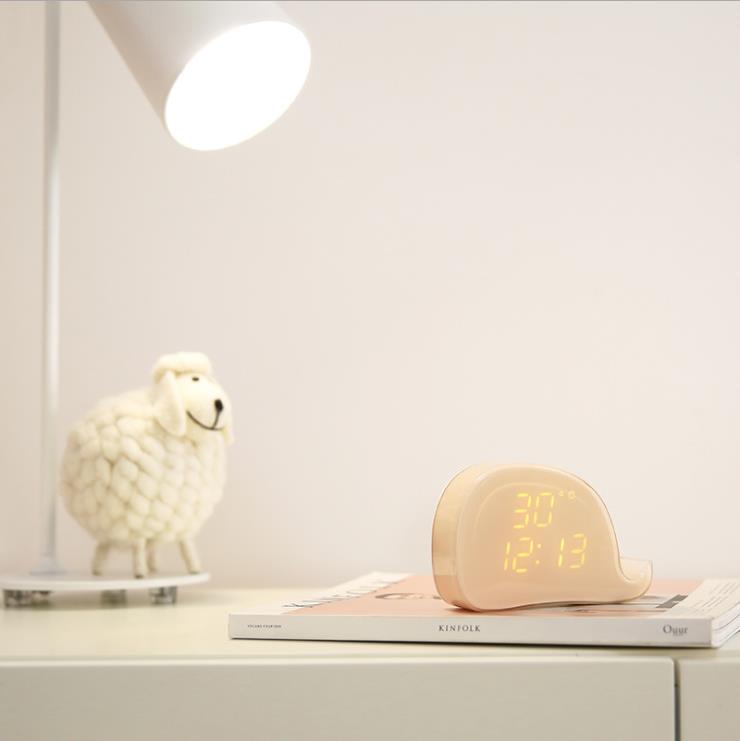 Led child dolphin cartoon alarm | Wall Clock Manufacturers