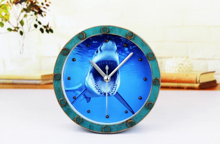 Undersea big shark table clock | Wall Clock Manufacturers