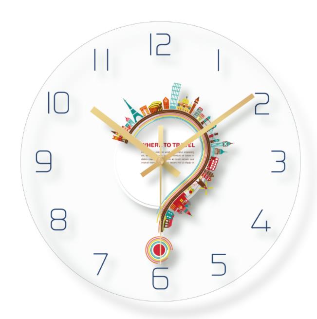 Stylish transparent wall clock | Wall Clock Manufacturers