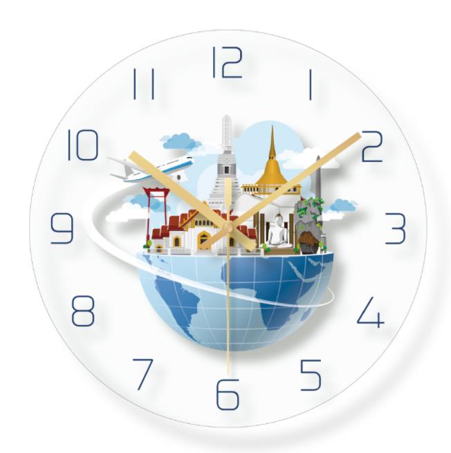Stylish transparent wall clock | Wall Clock Manufacturers