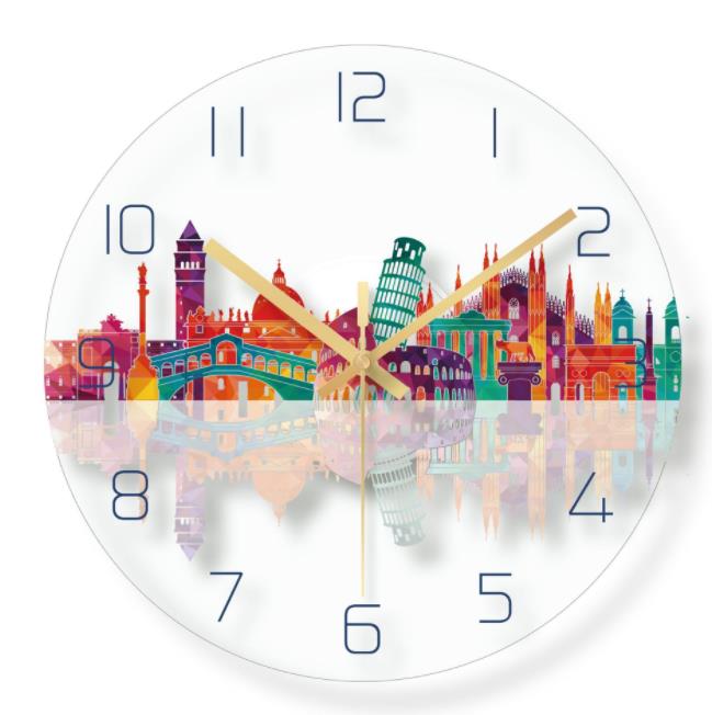 Stylish transparent wall clock | Wall Clock Manufacturers